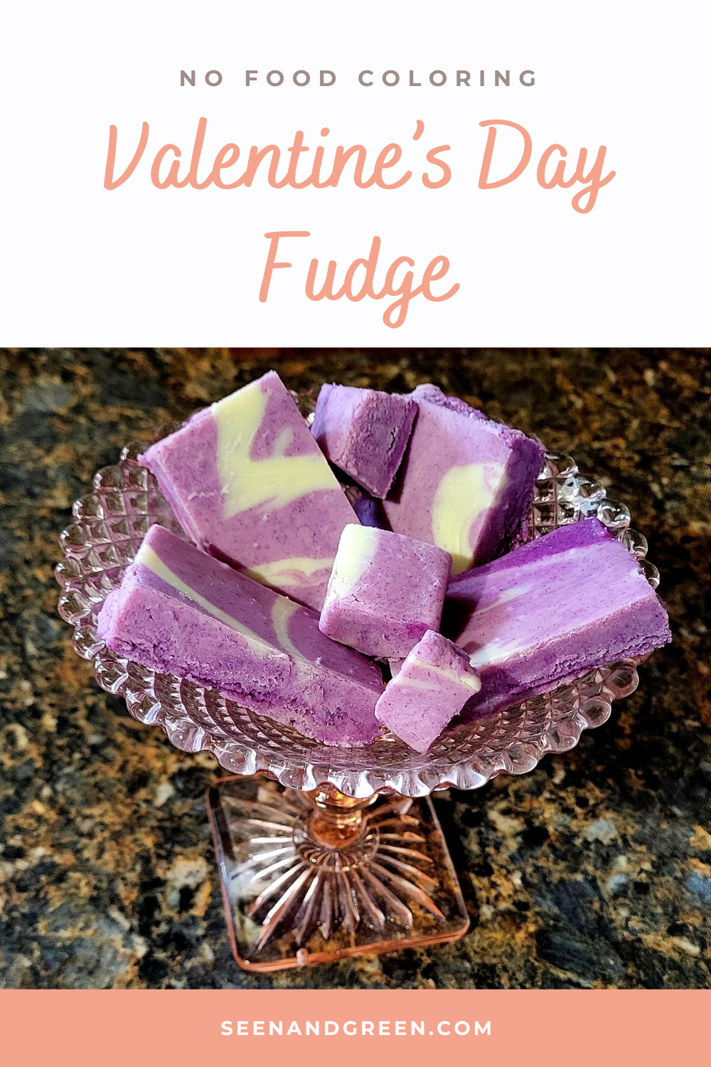 Ube Fudge Recipe - Seen and Green